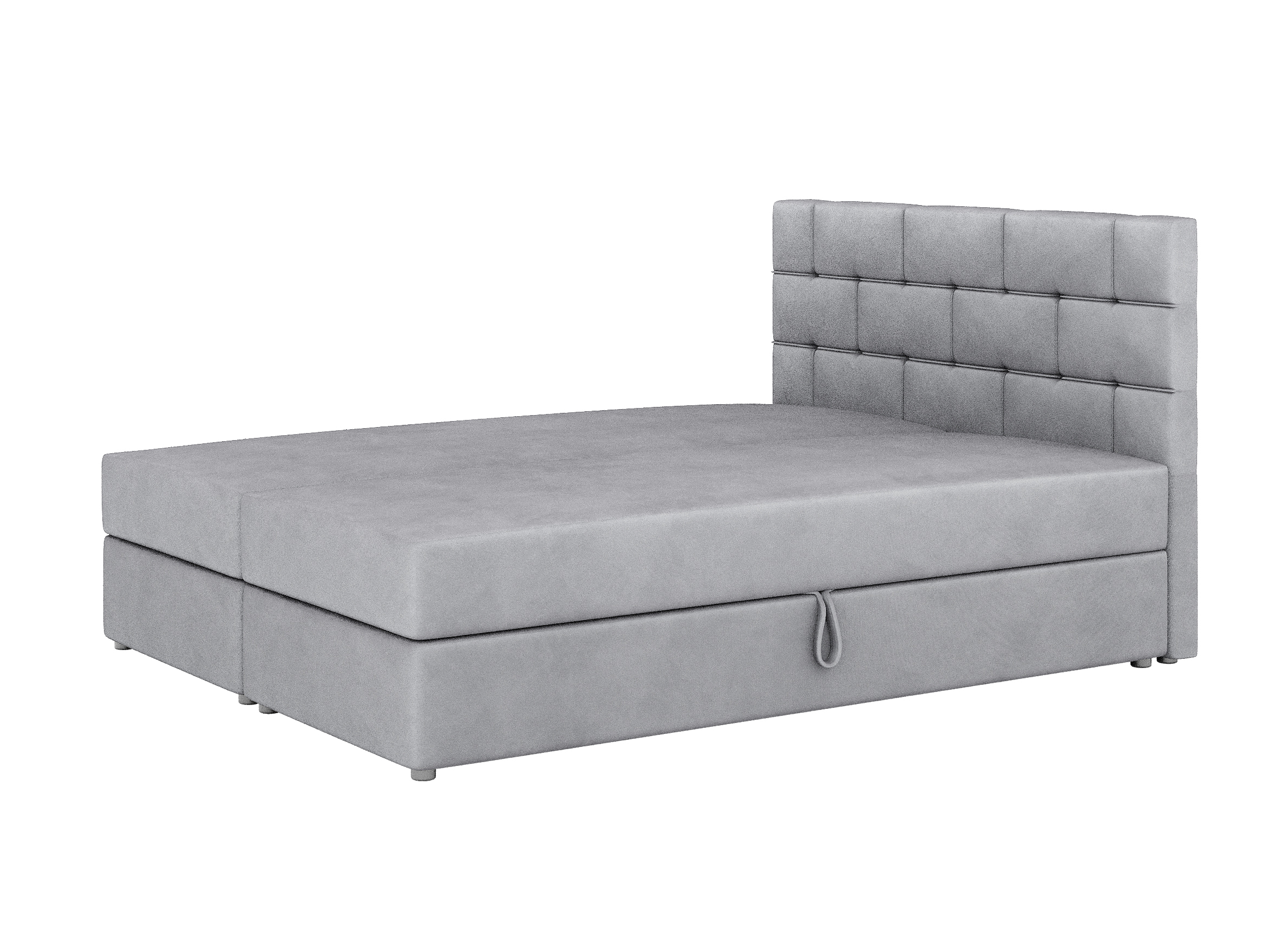 Franciaágy Boxspring 140x200 cm Waller (ágyráccsal és matraccal ...